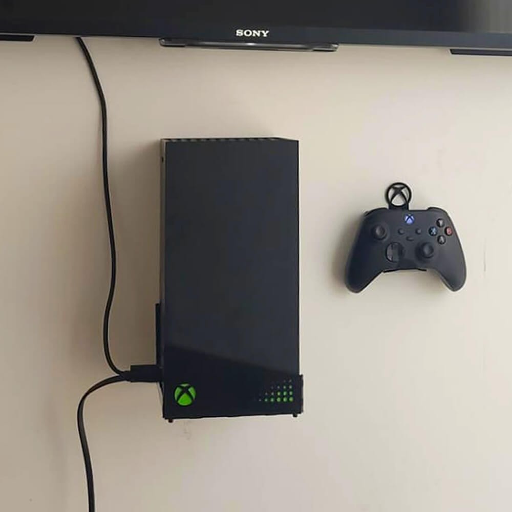 Soporte Pared Xbox Series X + 2 Sop. Control – Accesorios en acero para ...